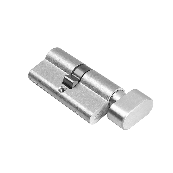 Satin Nickel Knob Cylinder